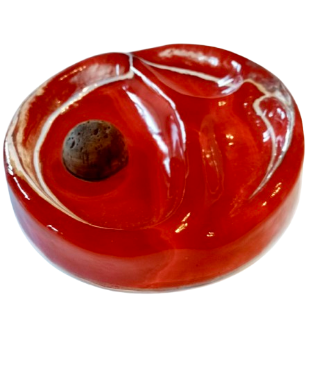 Pipe ashtray with a cork ball vintage – Katinel